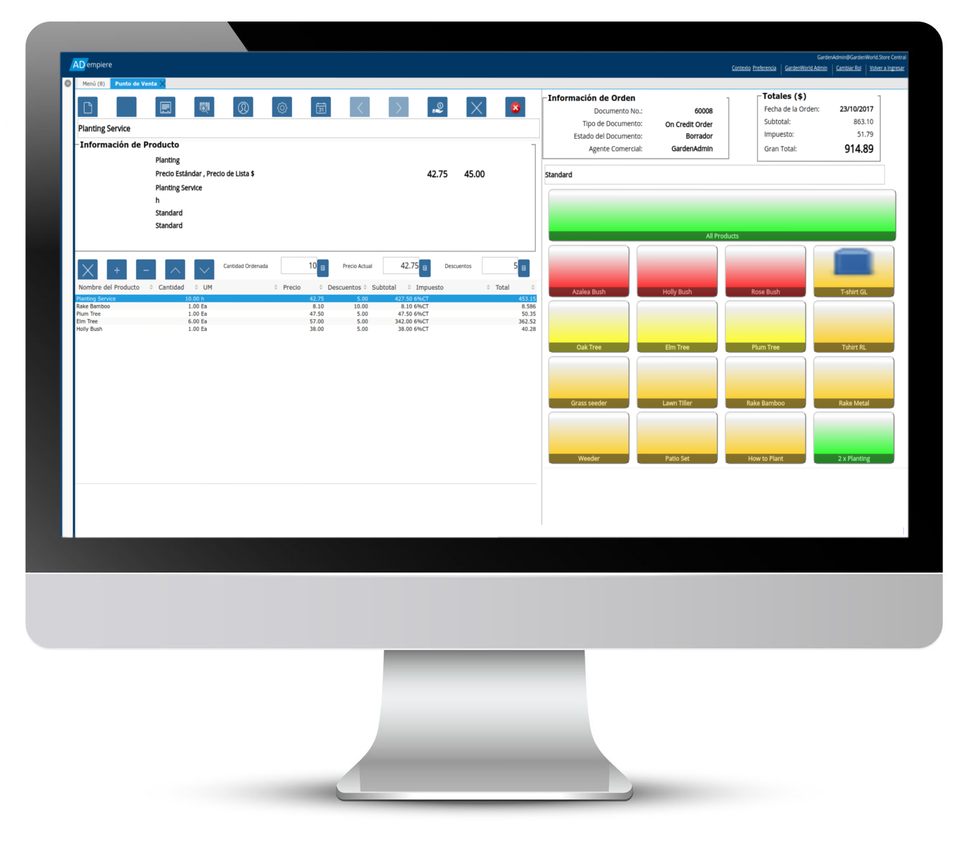 Gestión del Punto de Venta - e-Evolution